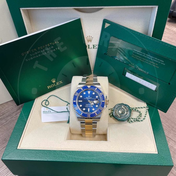Rolex Submariner 126613LB Stainless Steel /Oystersteel Royal Blue Index ...