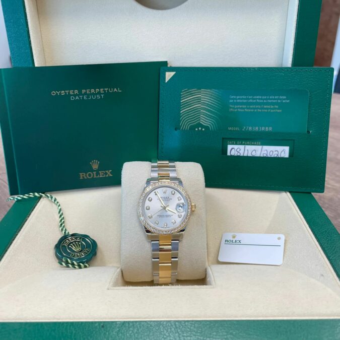 Rolex 278383RBR DateJust 31 Stainless Steel & 18K Yellow Gold Factory ...